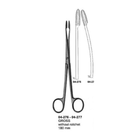Gross-Maier Dressing Forceps with Ratchet – 180mm | Applied Physics Medical
